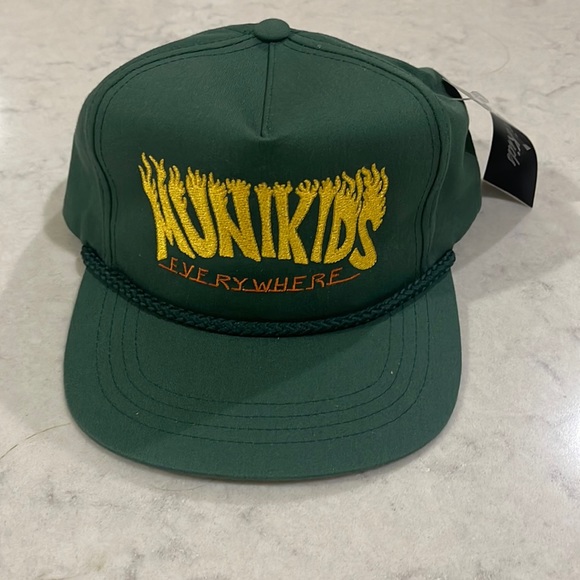 muni kids | Accessories | Bnwt Muni Kids Snapback Hat Green | Poshmark